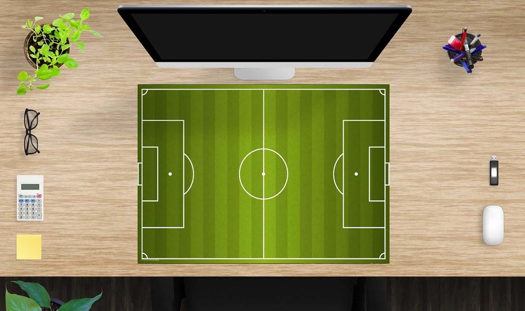 Desk Pad Football Field 70 X 50 Cm Writing Pad for - Etsy
