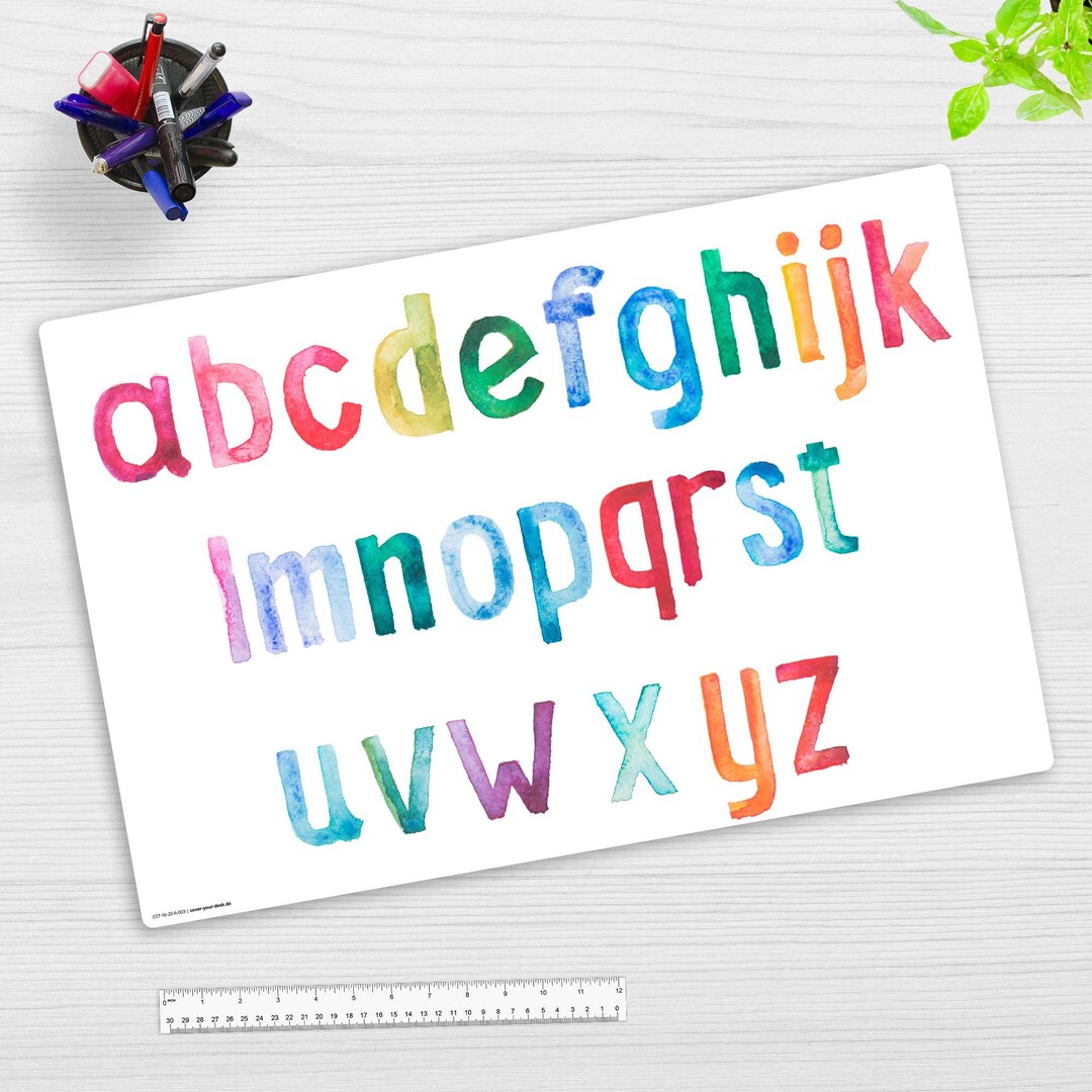 Desk Pad Abc Desk Pad for Children Made of First-class Premium Vinyl in ...