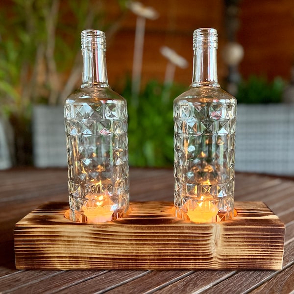 Wood Vodka Holder - Etsy