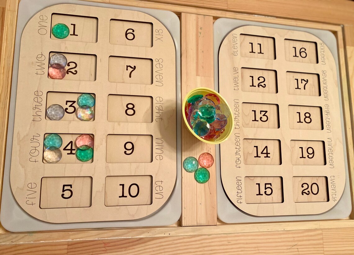 FLISAT Counting Inserts Insert Only Wooden Insert IKEA | Etsy