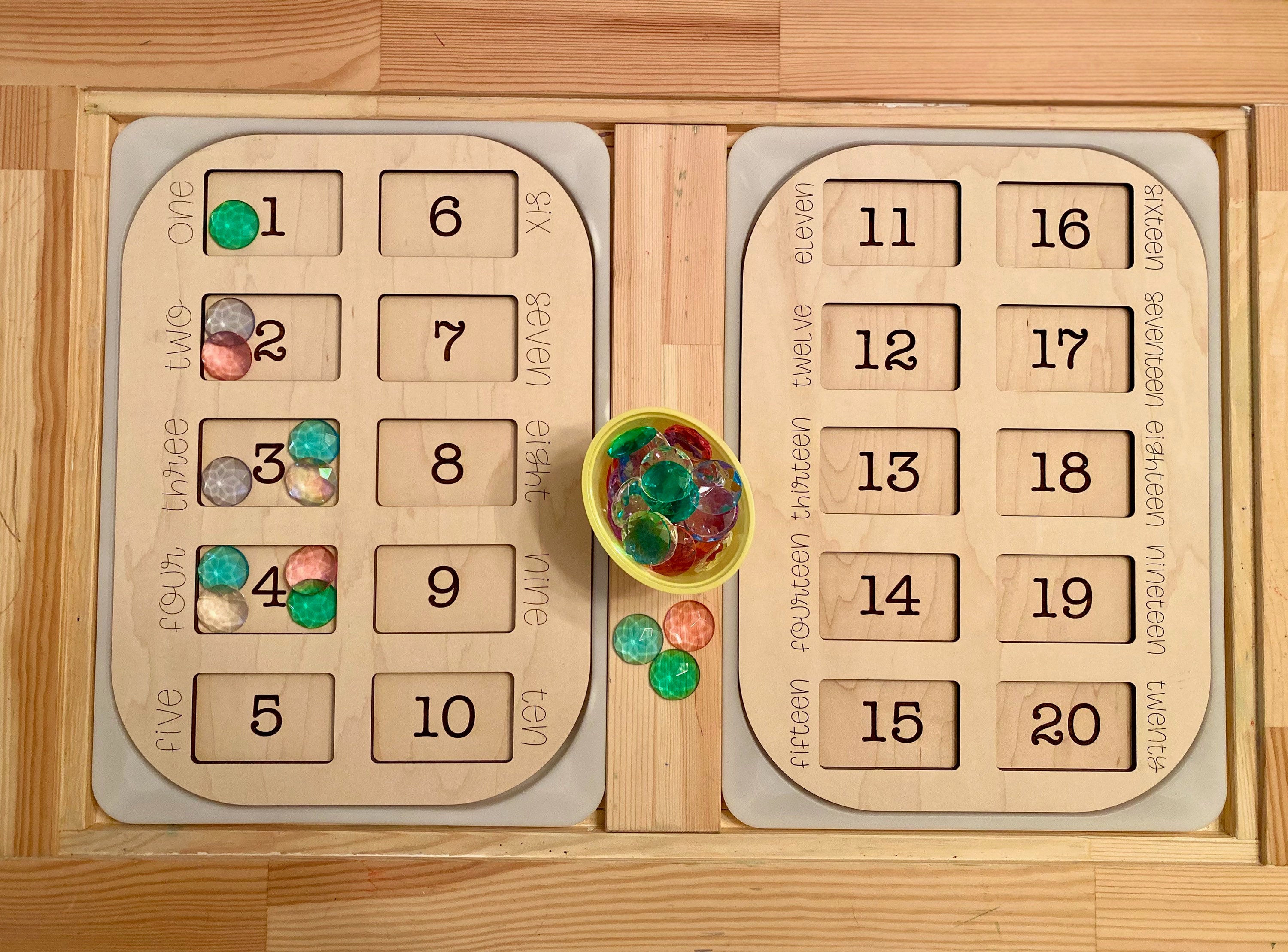 FLISAT Counting Inserts Insert Only Wooden Insert IKEA | Etsy