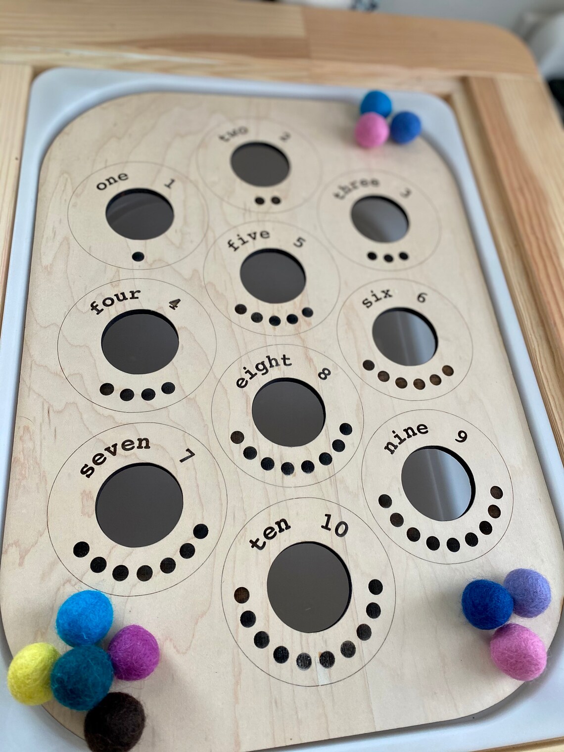 FLISAT Numbers Inserts Insert Only Wooden Insert IKEA | Etsy