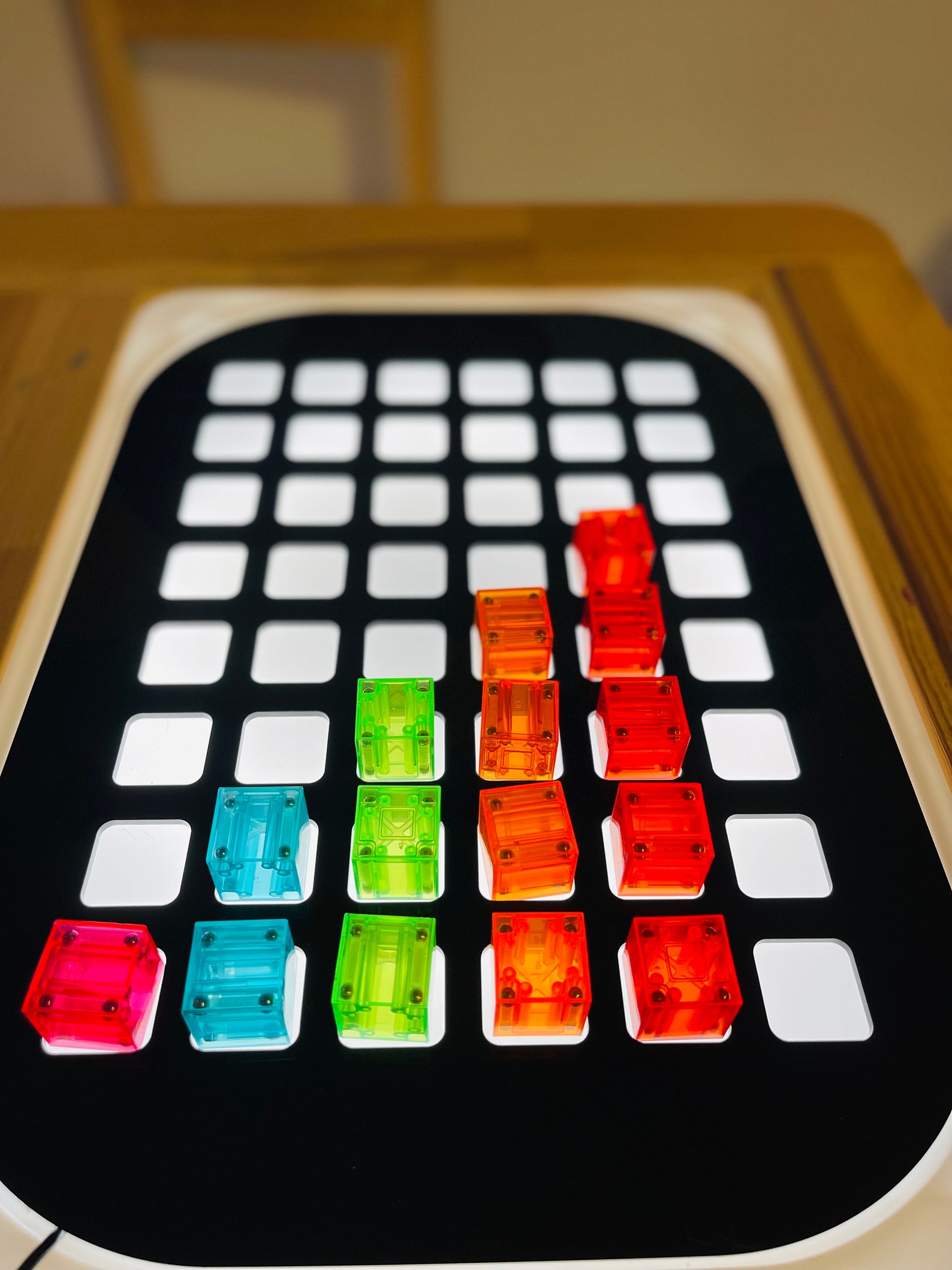 FLISAT Table Acrylic Cube Insert: IKEA Sensory Bin, Montessori Learning ...