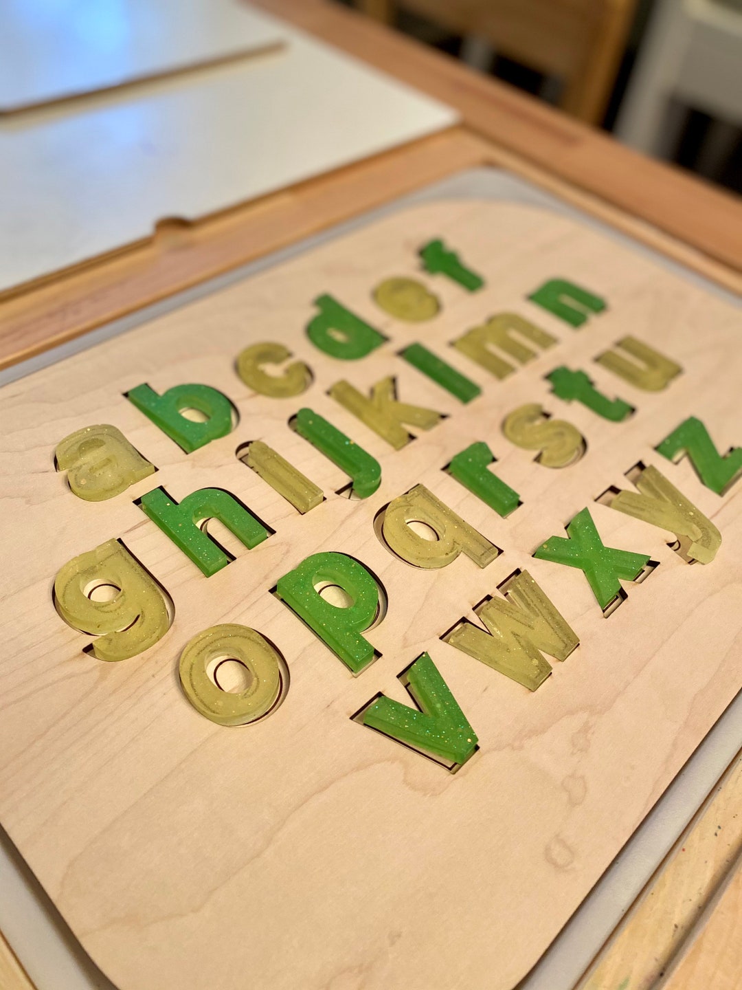 FLISAT Lowercase Alphabet - Insert Only - Wooden Insert - IKEA ...