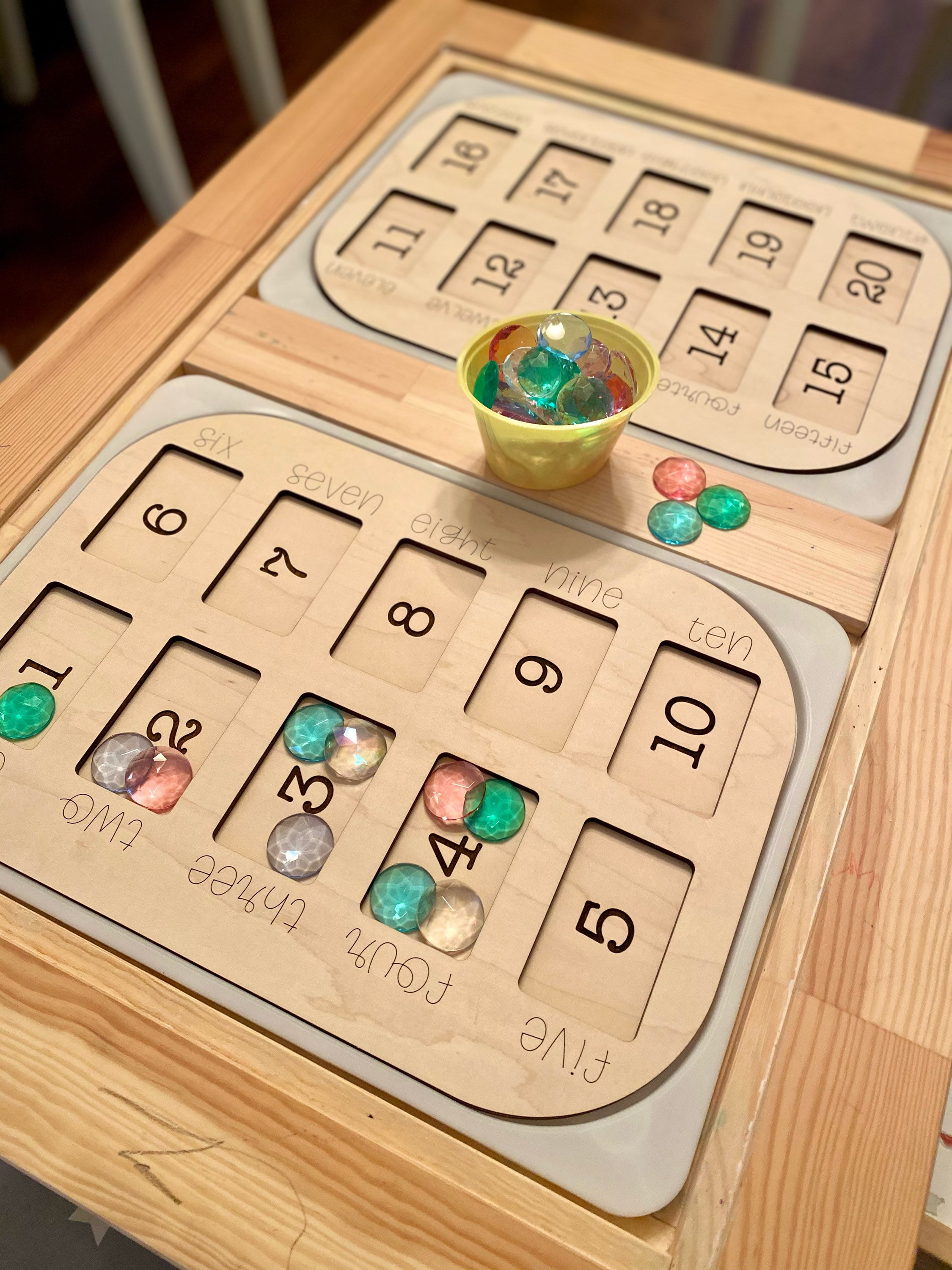 FLISAT Counting Inserts Insert Only Wooden Insert IKEA | Etsy