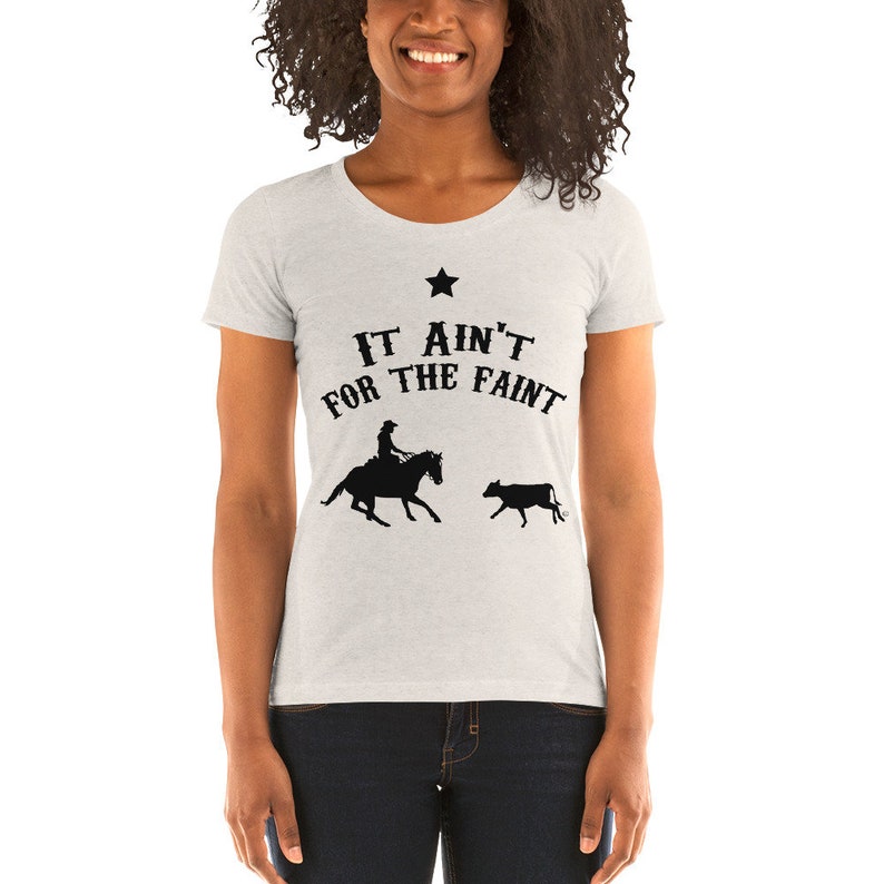 It Ain't for the Faint Cutting Cutting Horse Cowgirl - Etsy