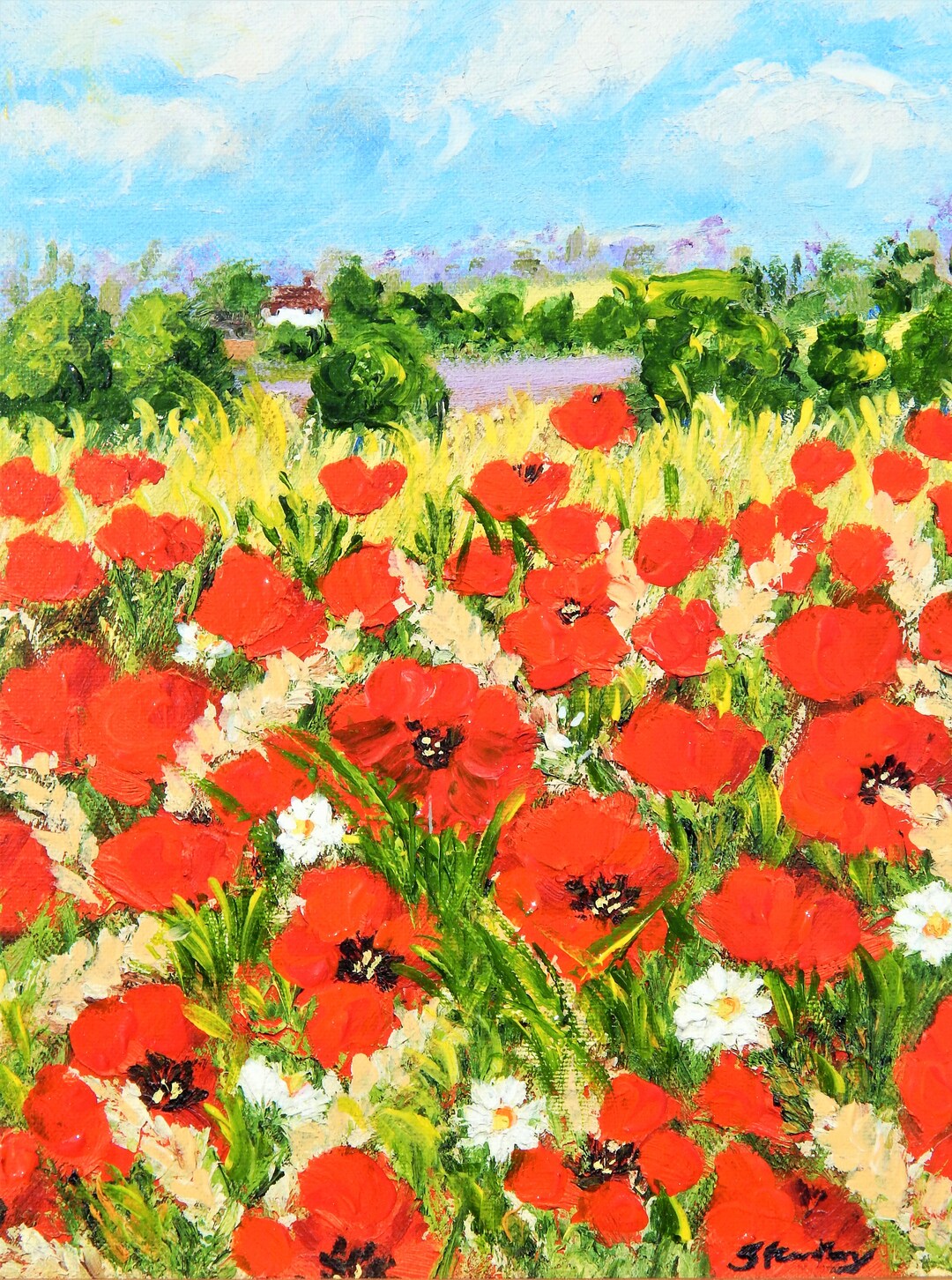 Artwork Print, Poppy Print, Framed Print, Poppies, Framed Art, Wall Art ...