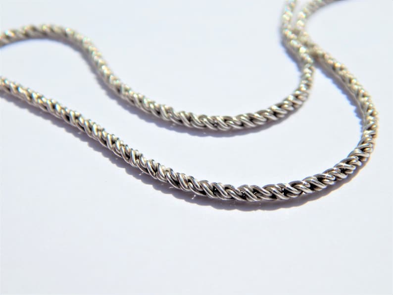 Sterling Silver Chain, 925 Sterling Silver Wheat Chain, Small Silver ...