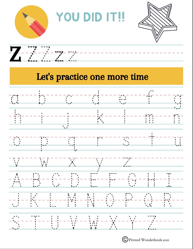 KINDERGARTEN WORKBOOK 30 Worksheets Instant Download - Etsy