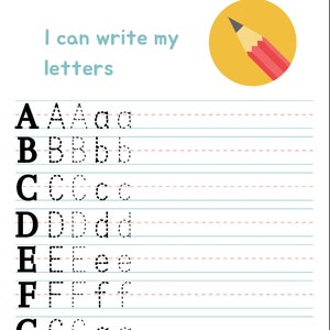 KINDERGARTEN WORKBOOK 30 Worksheets Instant Download - Etsy