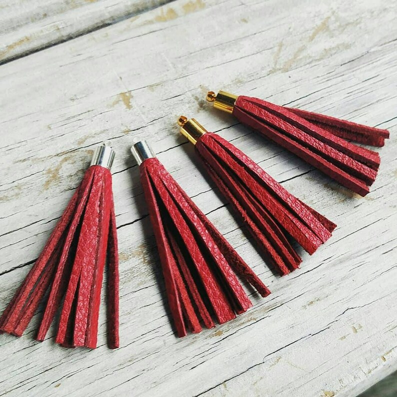 Red Tassels 2" Long - Etsy