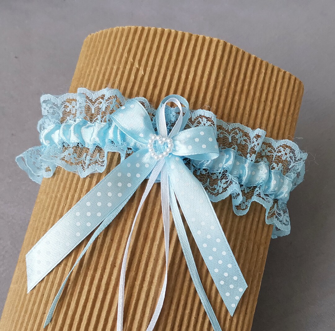 Bridal Garter With Dots in Different Colors - Etsy