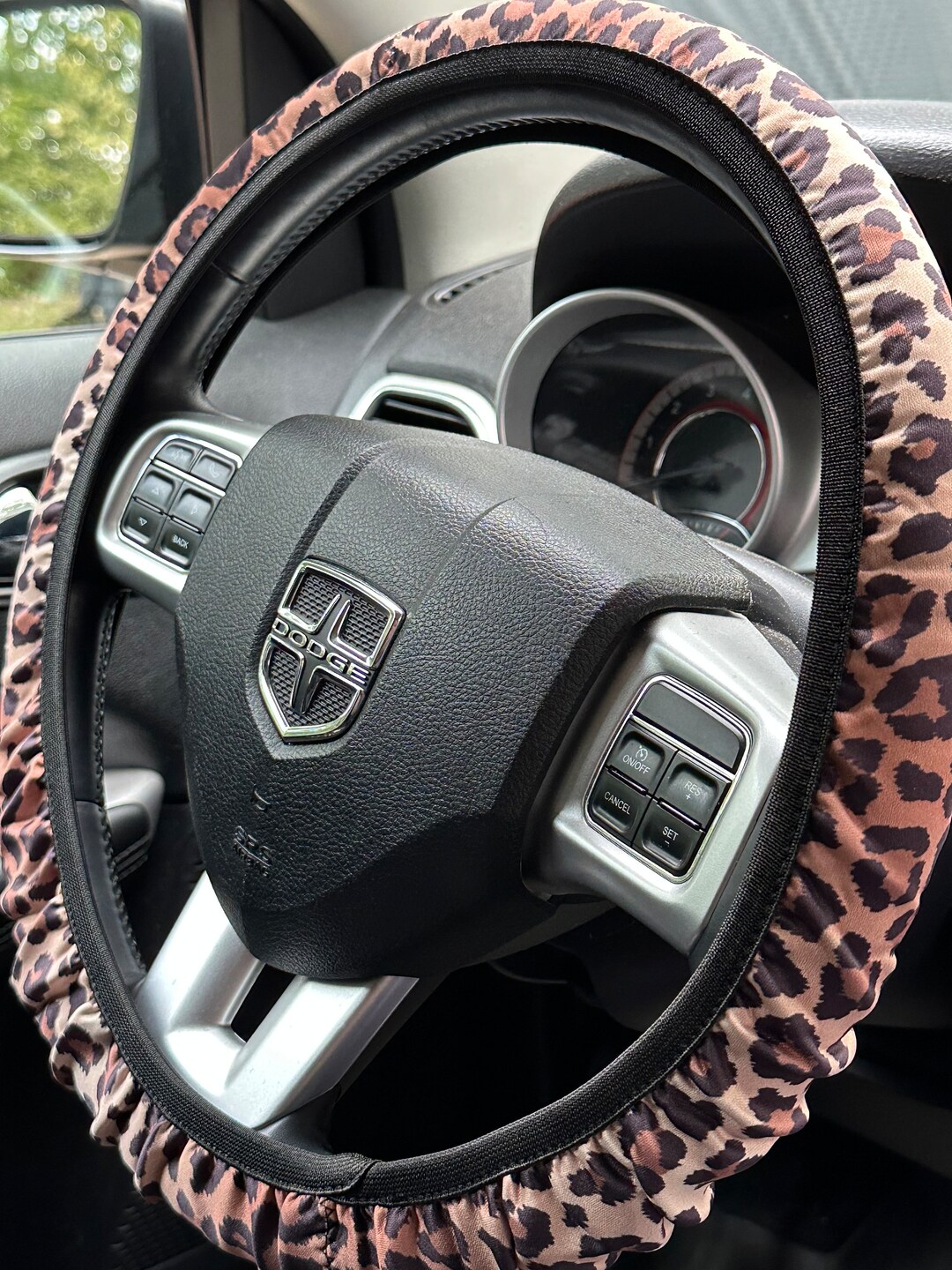 Large Print Leopard Print Steering Wheel Cover - Etsy