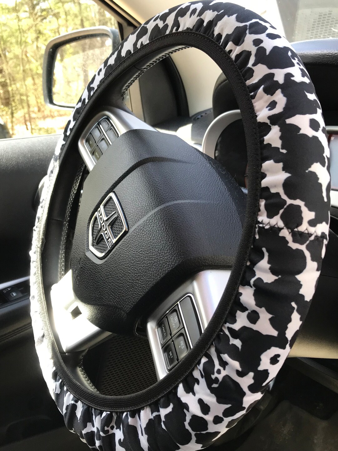 Small Pattern Cow Steering Wheel Cover - Etsy