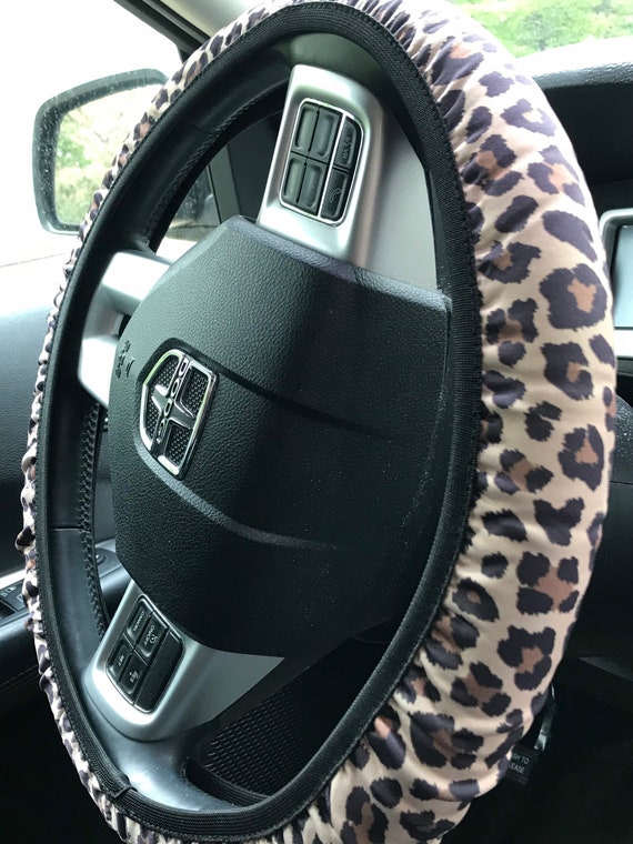 Large Print Leopard Print Steering Wheel Cover | Etsy