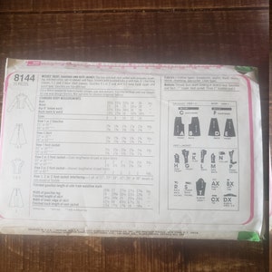 Sewing Patterns, Vintage, Simplicity 8144, Year 1977, Size 10/12, Uncut ...