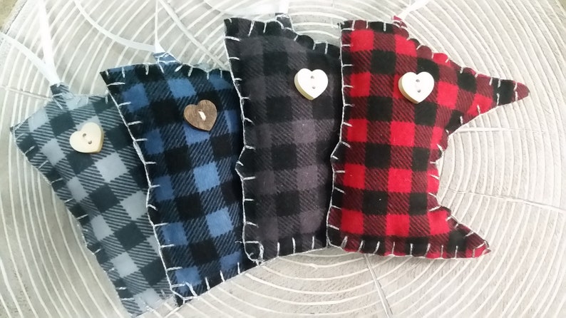 Custom Plaid Minnesota Handmade Ornaments - Etsy