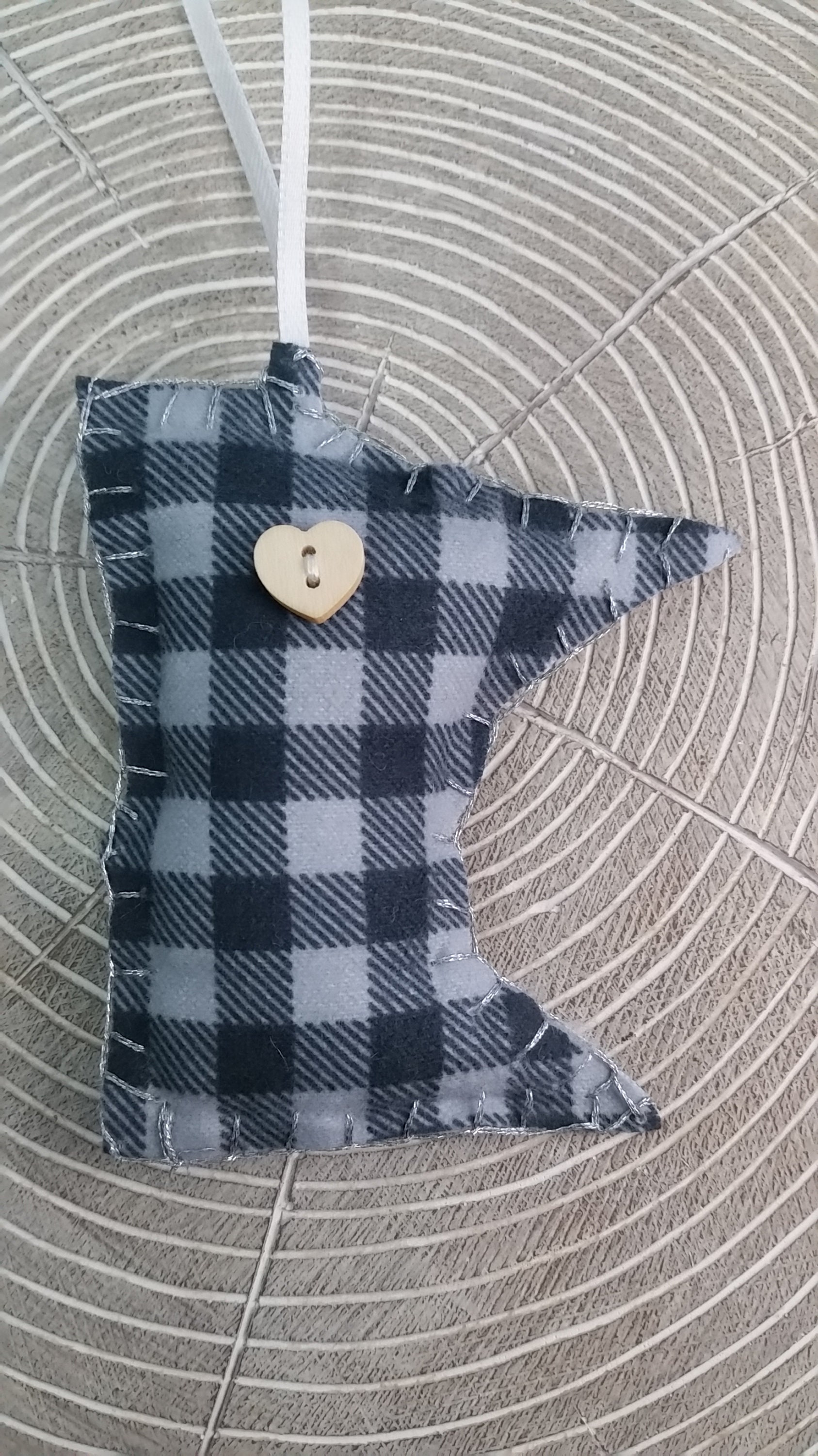 Custom Plaid Minnesota Handmade Ornaments - Etsy