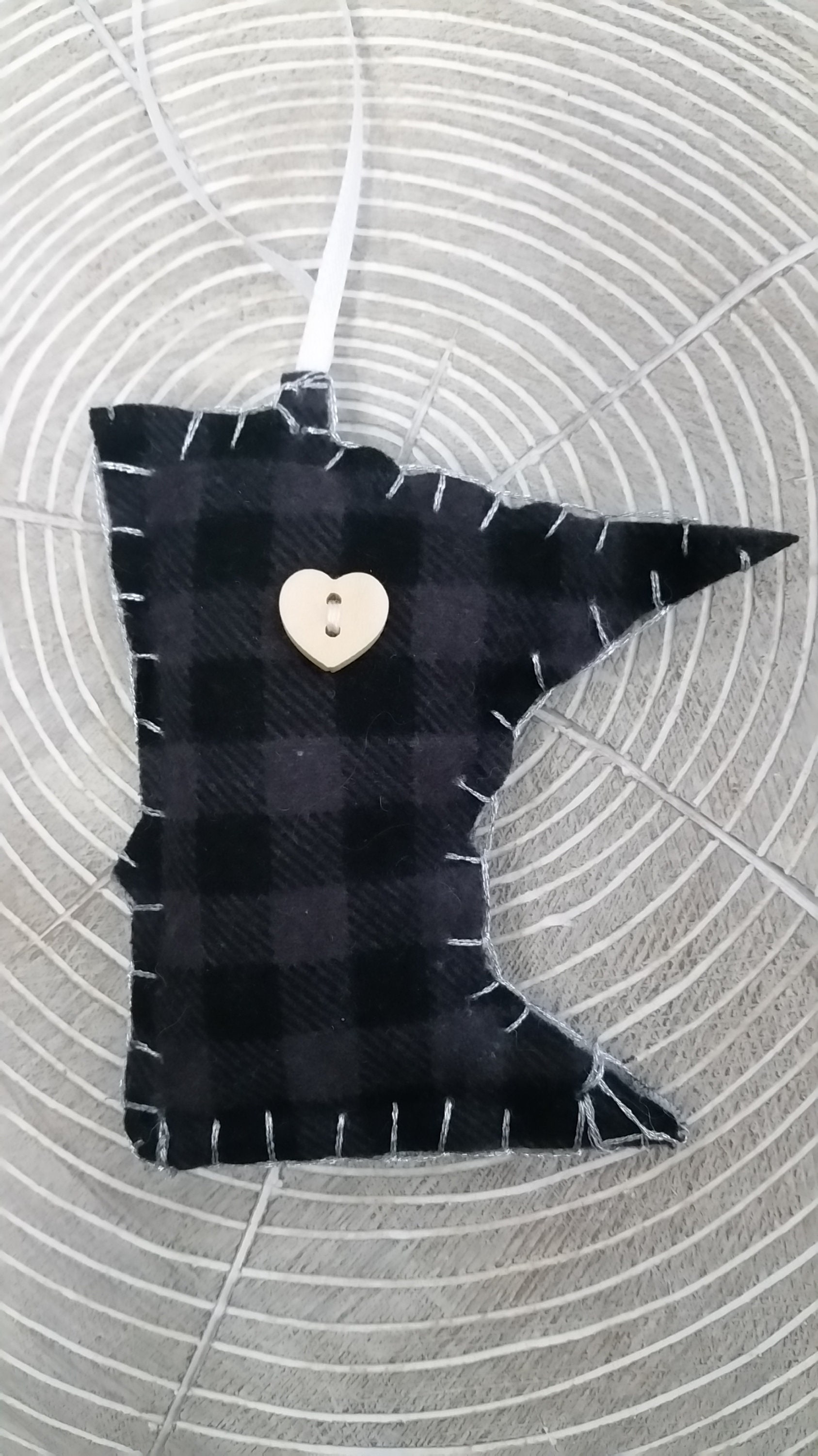 Custom Plaid Minnesota Handmade Ornaments - Etsy