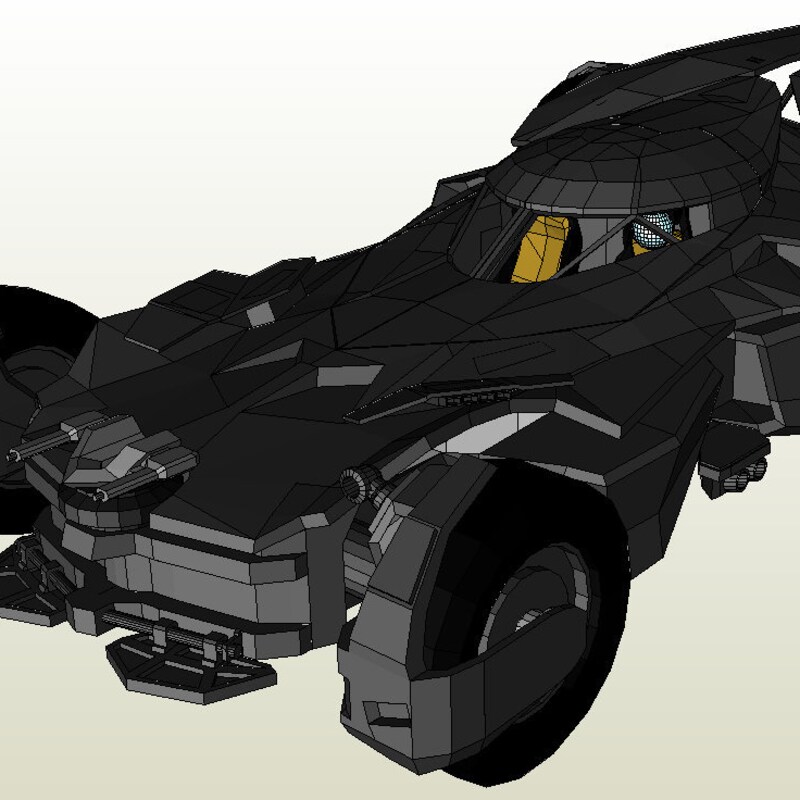 Batmobile Stl - Etsy