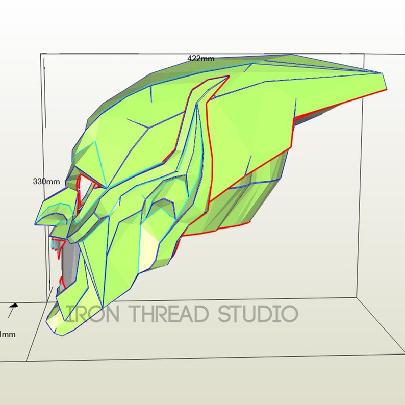 Green Goblin Accurate Helmet Pepakura File - Etsy Canada