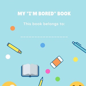 My 'i'm Bored' Downloadable Printable PDF - Etsy
