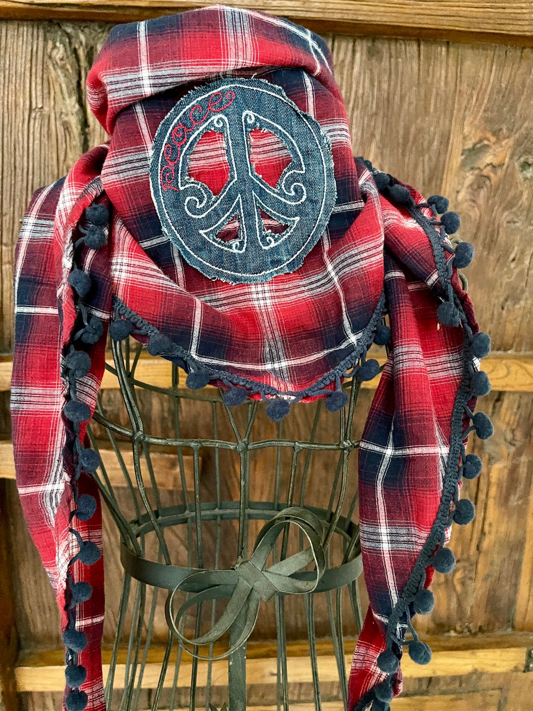 Children's Triangle Cloth With Bobble Band - Etsy