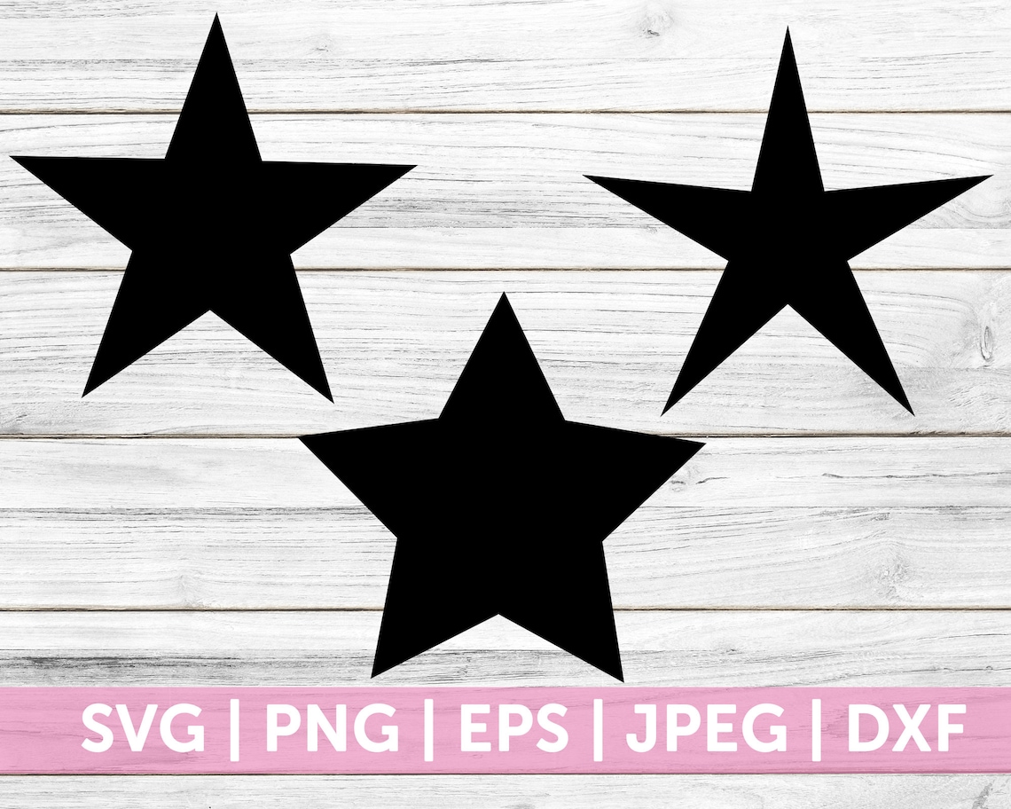 Star svg, Star Bundle svg, Star Clipart, 3 Sterren svg, Cricut Cut File ...