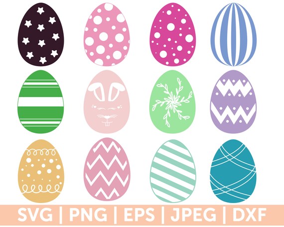 Chevron Easter Egg Clip Art