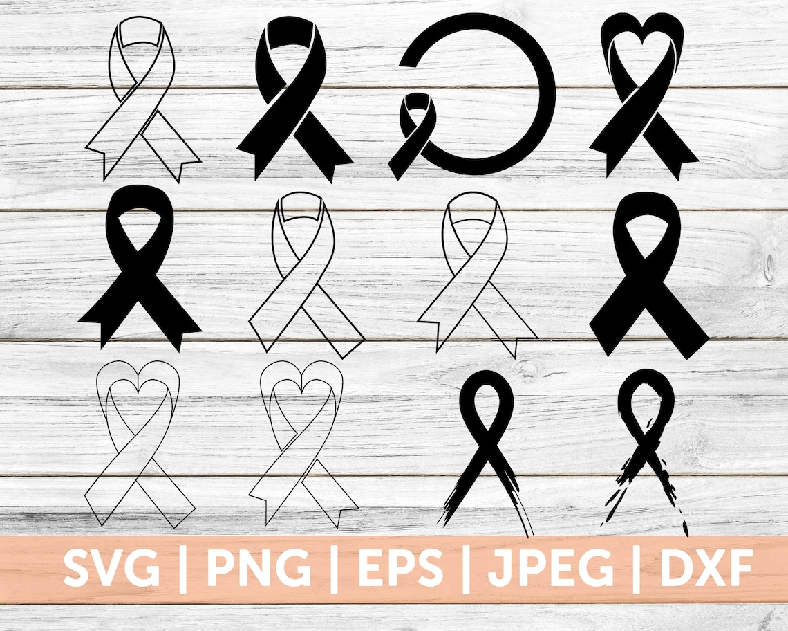 Awareness Ribbons Svg Awareness Ribbons Bundle Svg Cancer - Etsy