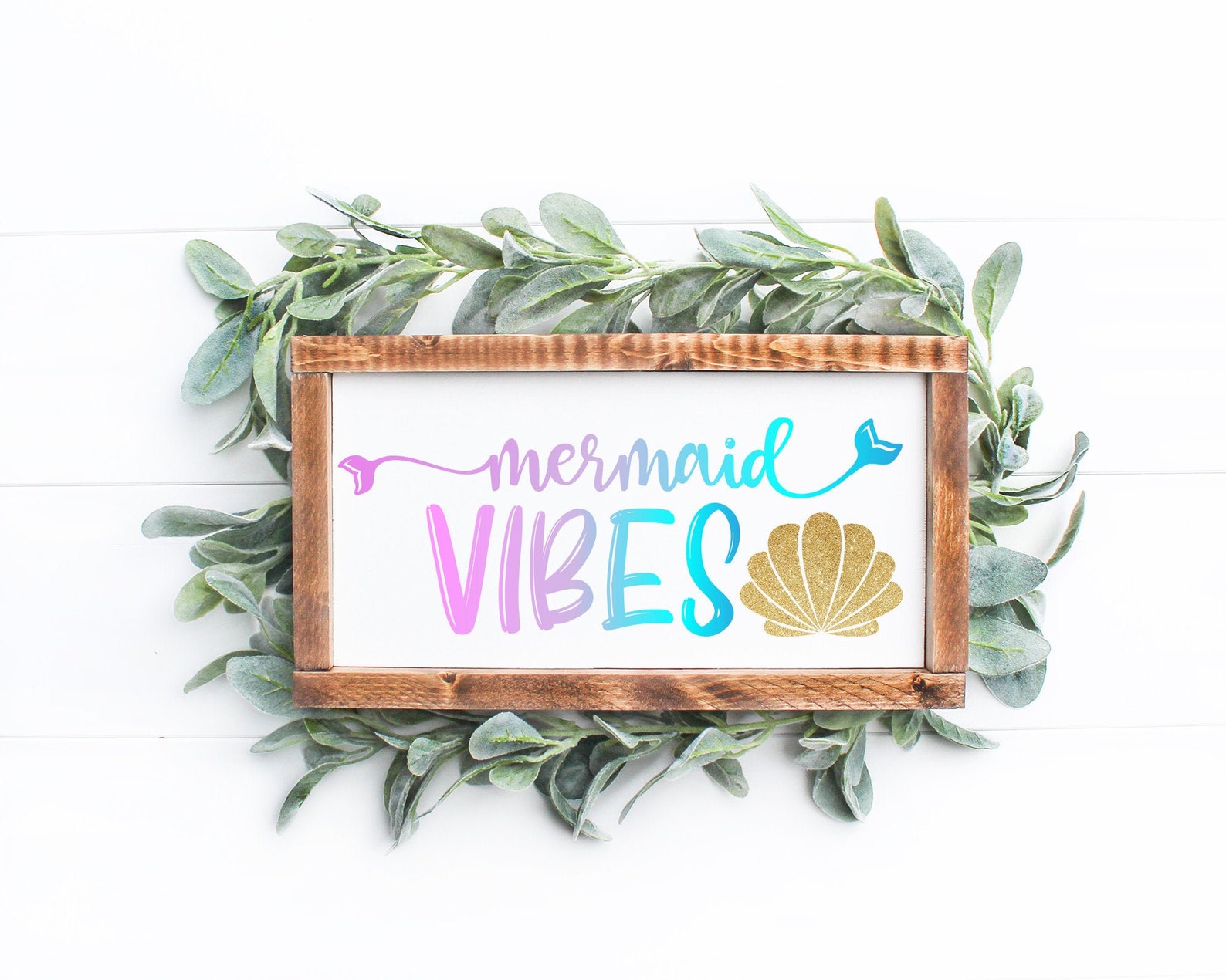 Mermaid Vibes Svg Beach Vibes Svg Sea Shell Svg Under the - Etsy