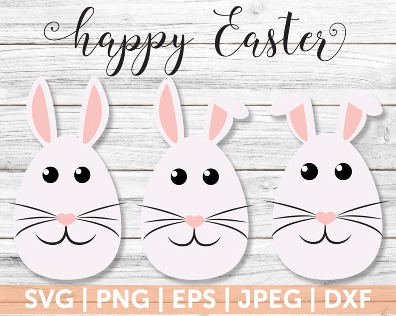 Bunny SVG Easter Egg Bunny Svg Bunny Rabbit Svg Easter Egg - Etsy