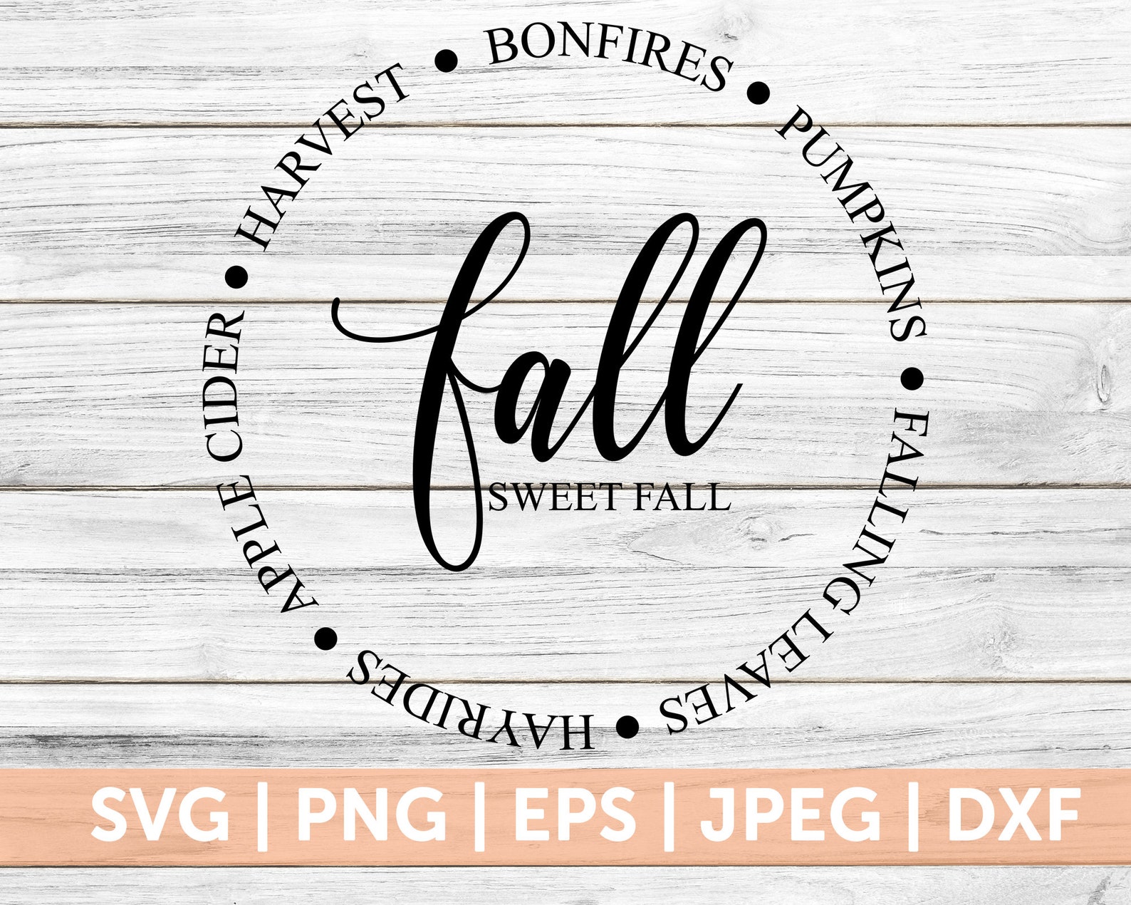 Fall Sweet Fall Svg Fall Circle Svg Hello Fall Svg Fall - Etsy Canada