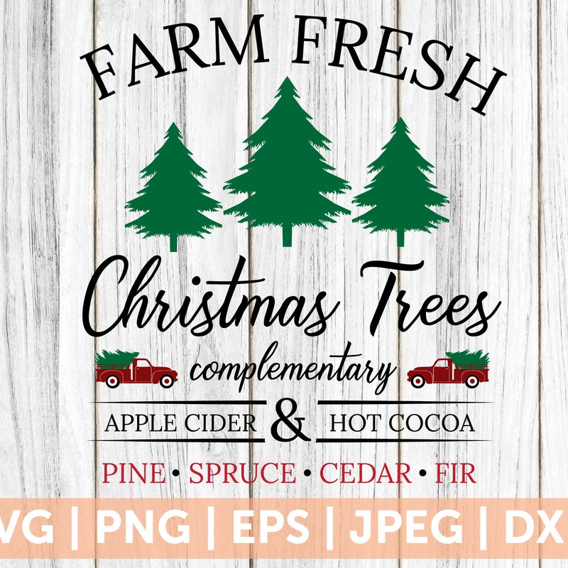 Christmas Tree Farm Svg - Etsy