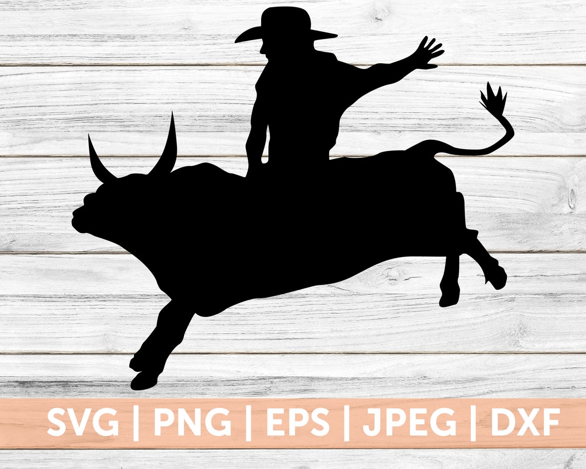 Bull Rider Svg Saddle Bronc Riding Rodeo Svg Rodeo Svg - Etsy