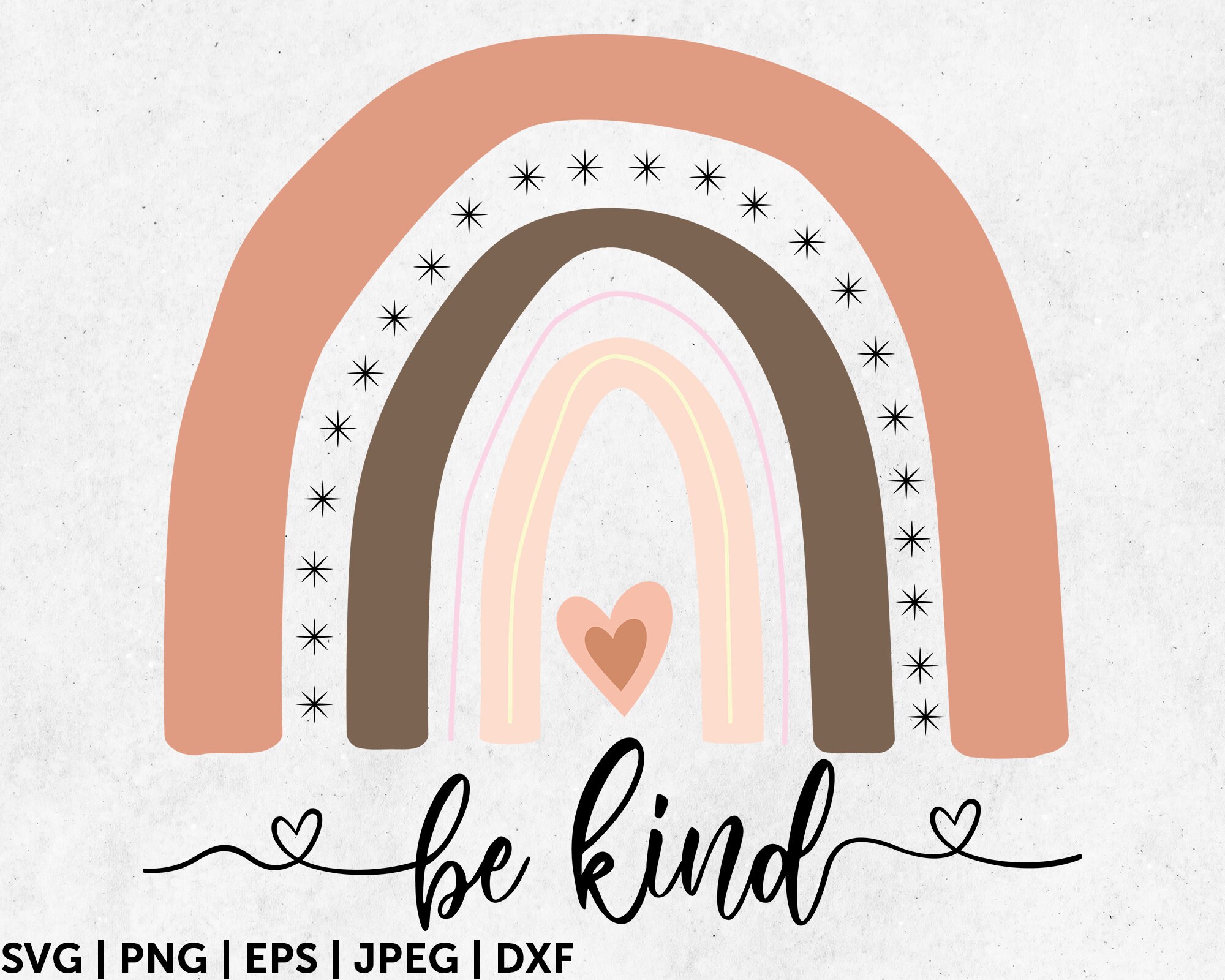 Rainbow Svg Be Kind Svg Awareness SVG Rainbow Clipart - Etsy Australia
