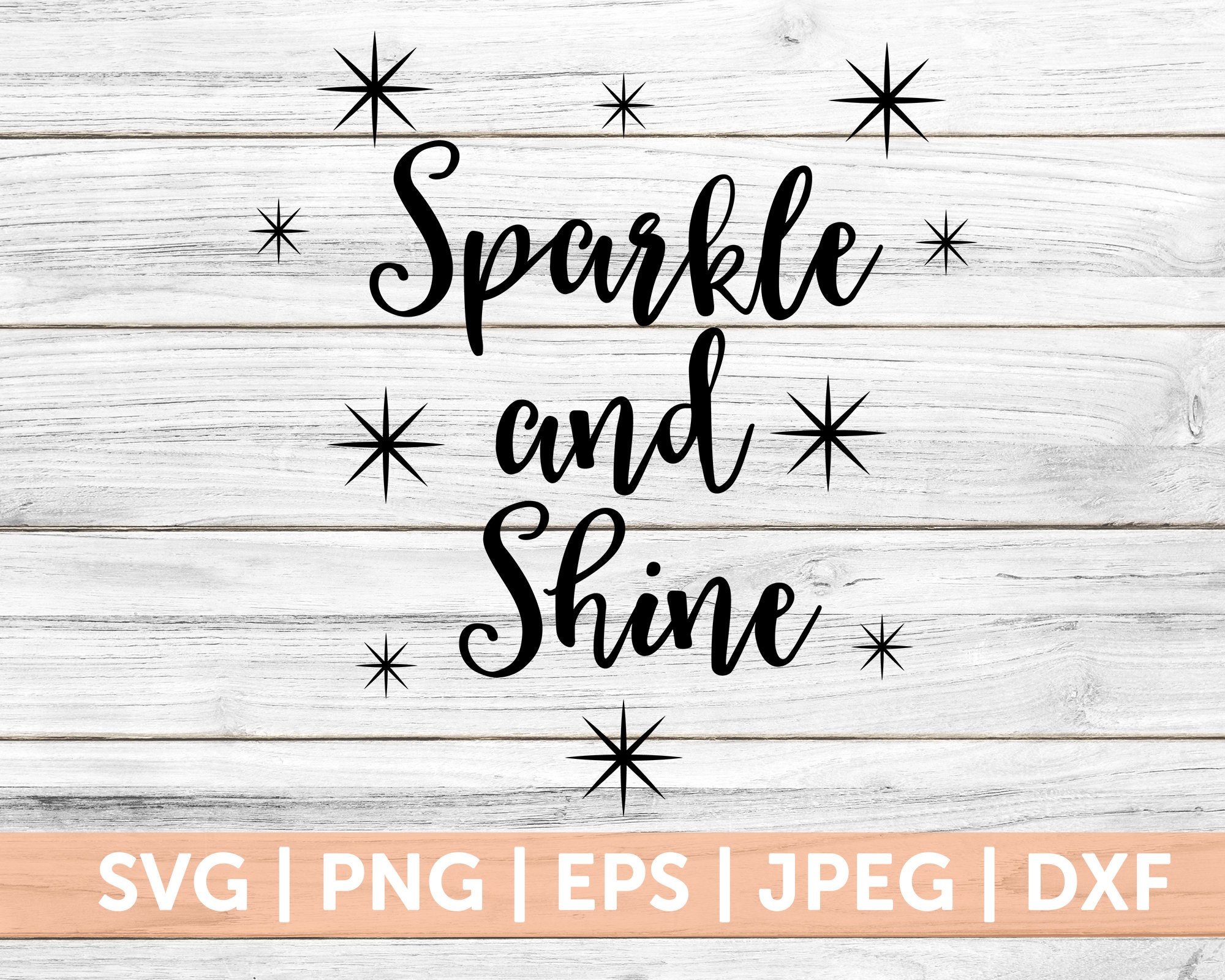 Sparkle and Shine Svg Sparkle and Shine Sign Christmas Svg - Etsy
