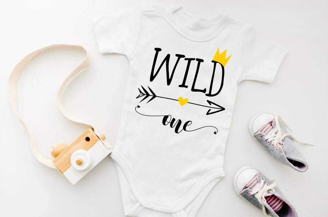 Wild One Svg, First Birthday Svg, Crown Svg, Baby Svg, Wild One Cut ...