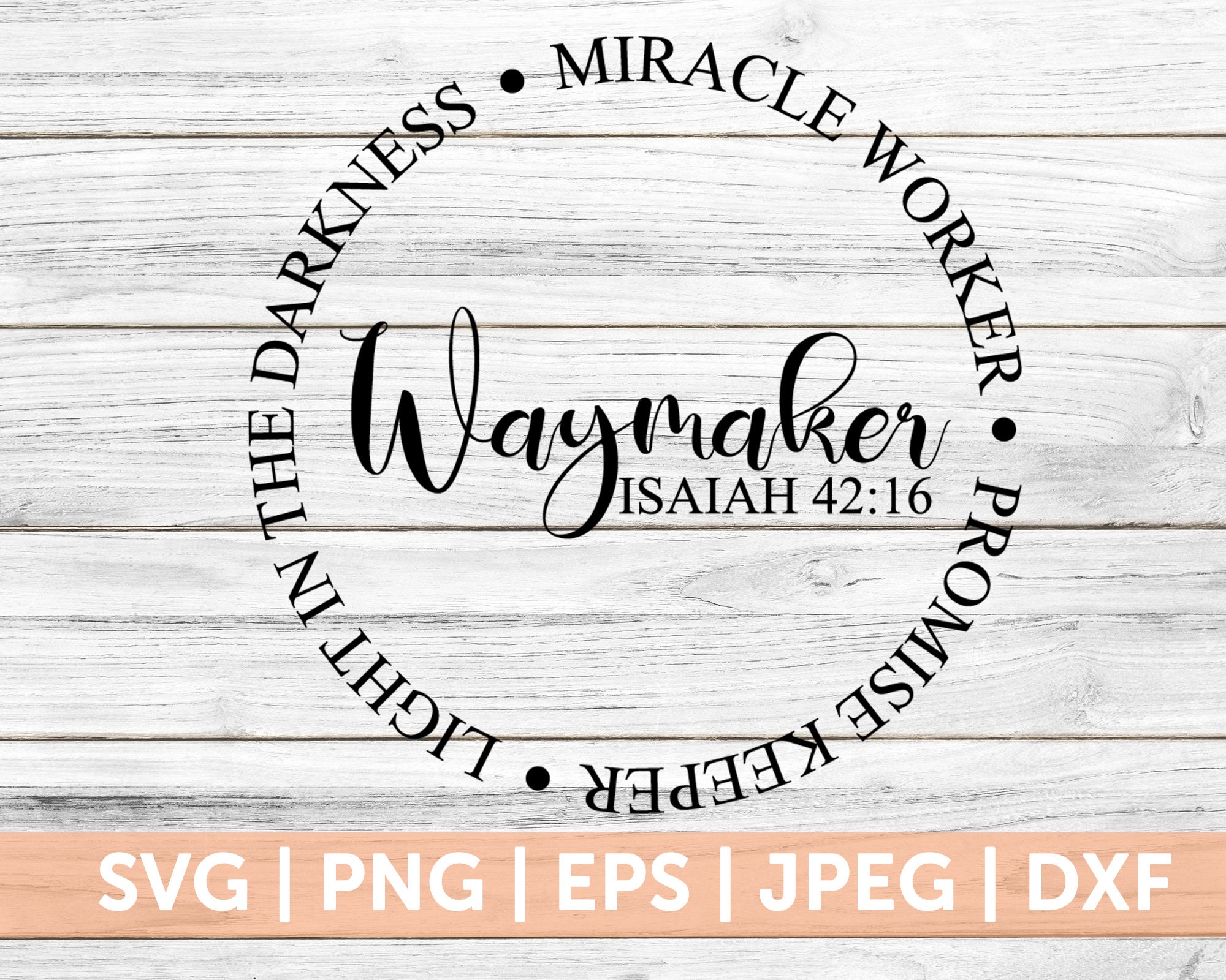 Waymaker Svg Faith Svg Religion Svg Easter Svg Christian | Etsy Canada