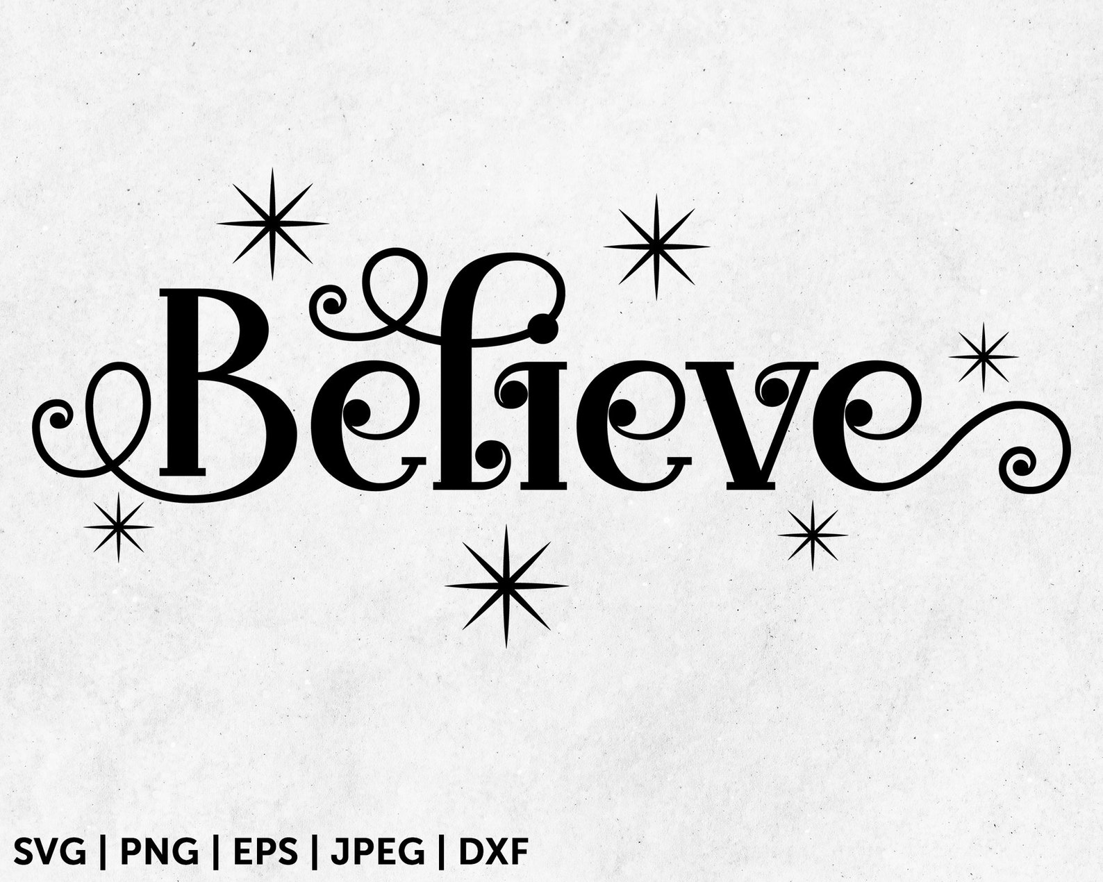 Believe Svg Religious Svg Christmas Svg Snowflake Svg - Etsy