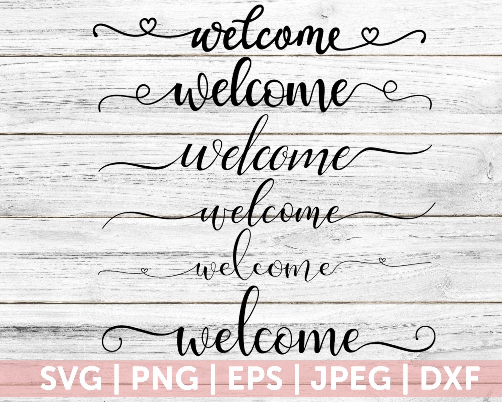 Welcome Bundle Svg Home Decor Svg Welcome Sign Svg Welcome | Etsy