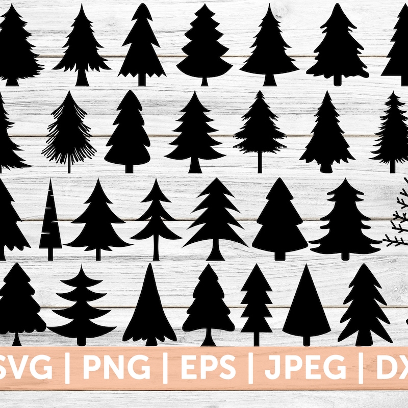 Tannenbaum silhouette svg - Etsy.de