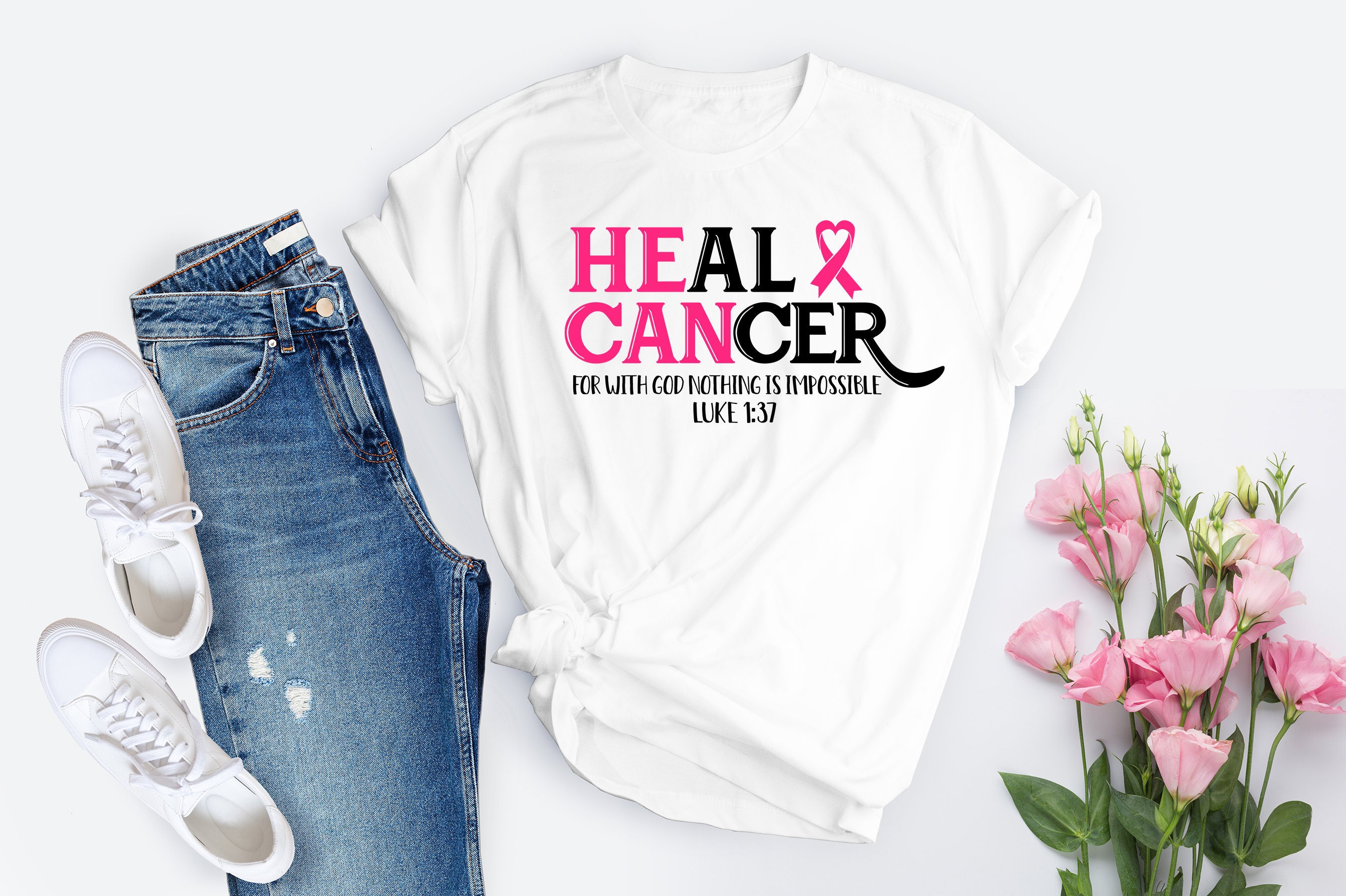 Heal Cancer svg Cancer Ribbon svg Awareness Ribbon svg | Etsy