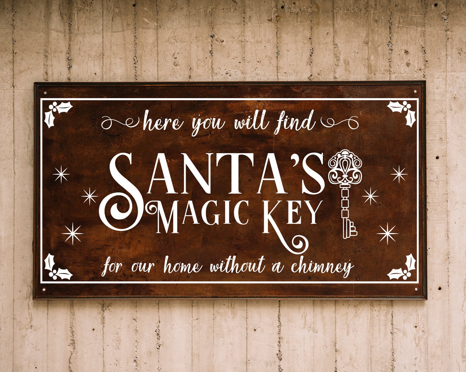 Santas Magic Key SVG Christmas Sign SVG Christmas Svg Dear - Etsy