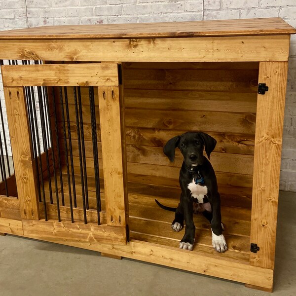 Triple Dog Crate - Etsy