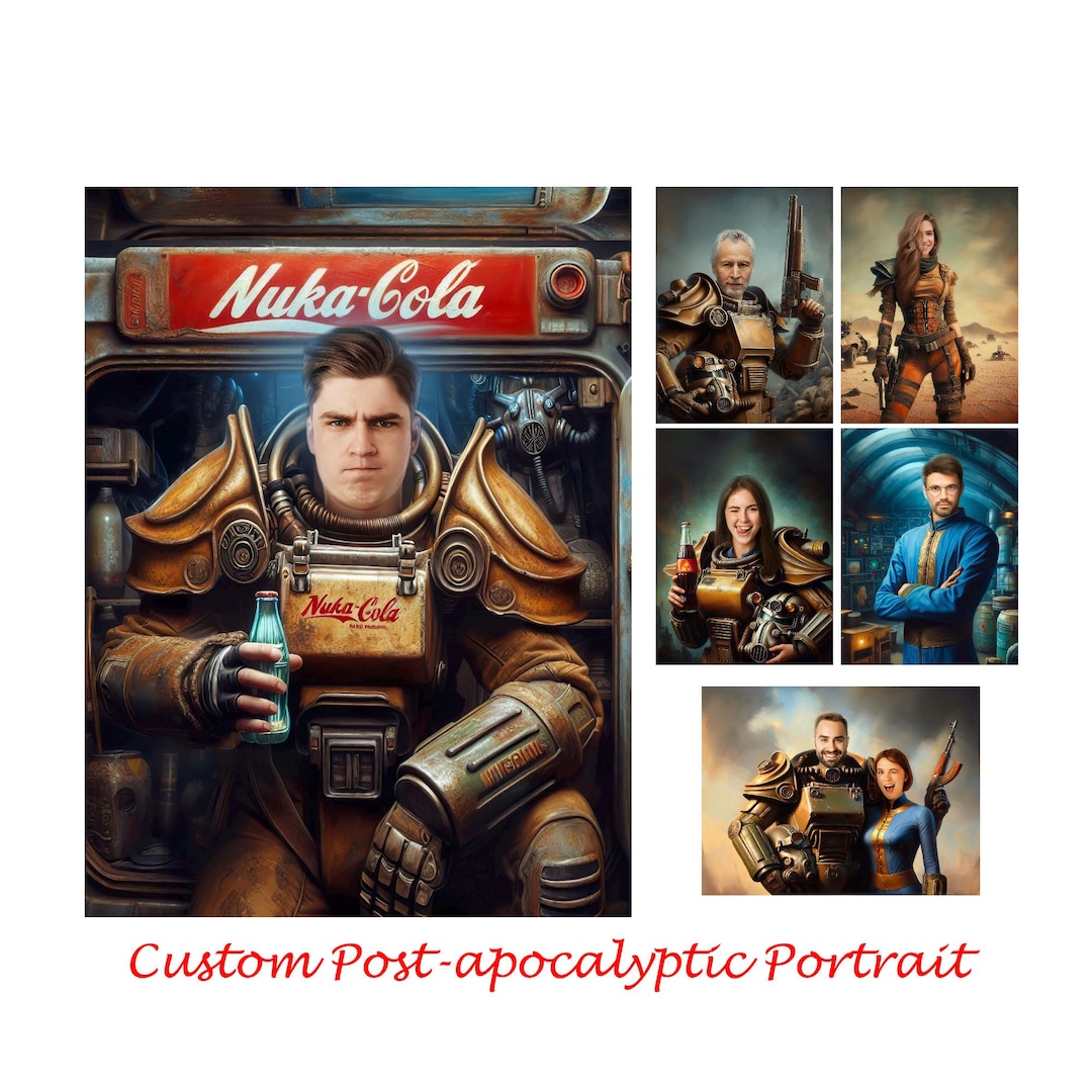 Custom Portrait, Post-apocalyptic Fallout Mad Max Style, Royal Portrait ...