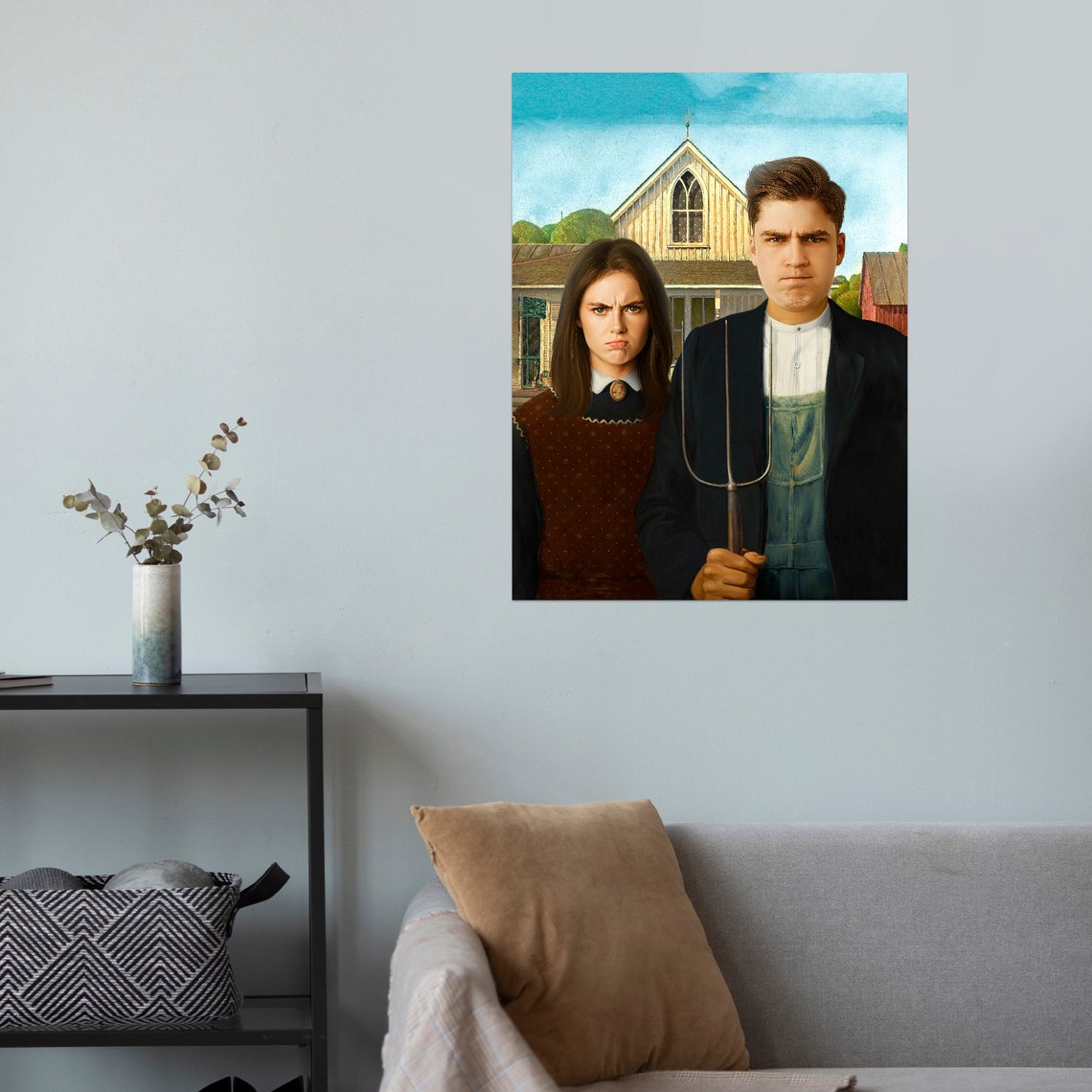 Royal Couple Portrait Templates: American Gothic Vintage Renaissance ...