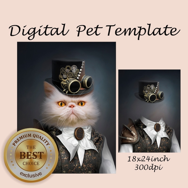 Cat Steampunk - Etsy