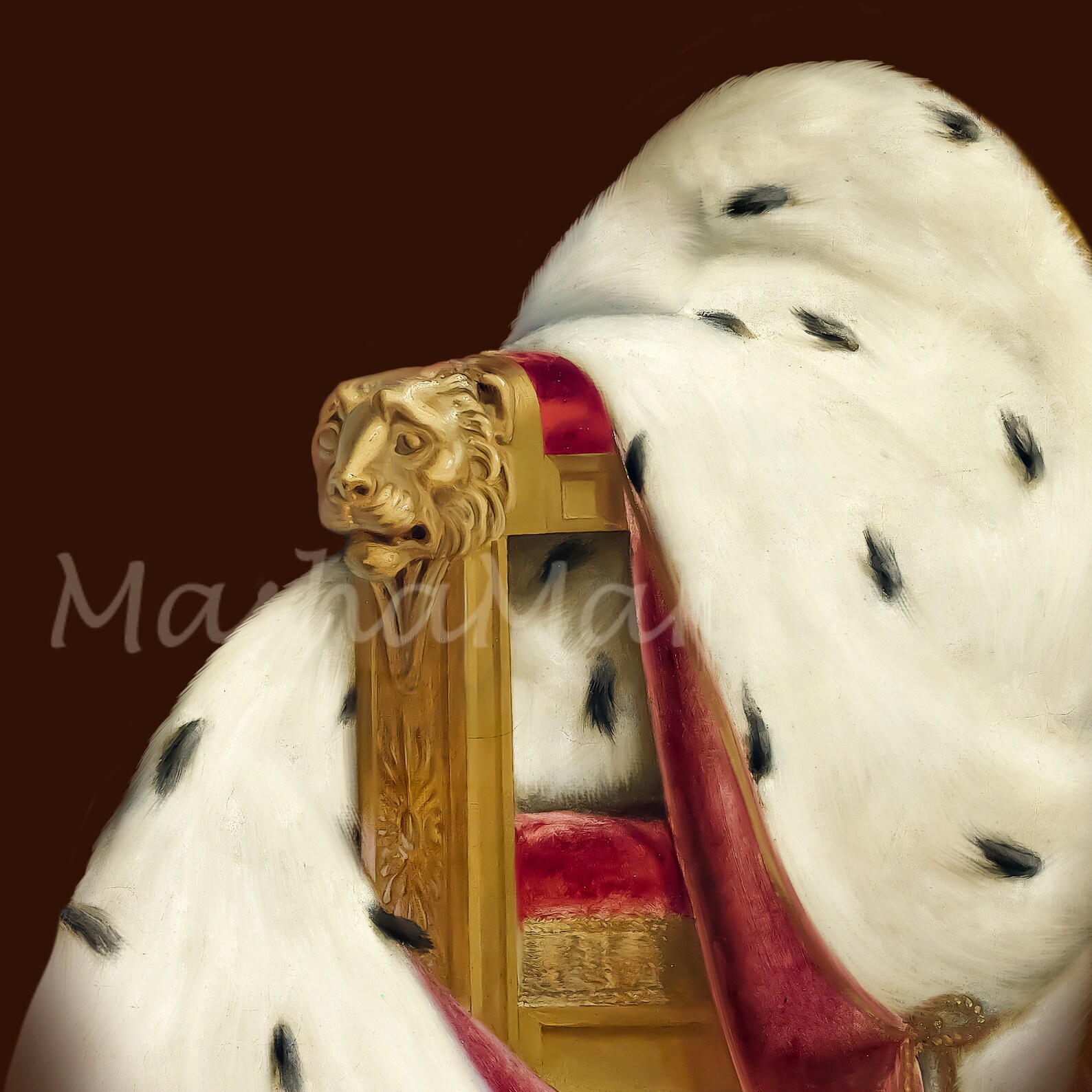 Animal Throne Pet Photo Backdrop, Royal Pet Portrait Template Photoshop ...