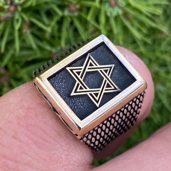 Star of David Pinky Ring - Etsy
